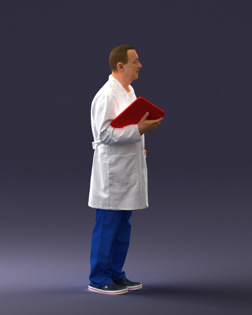 People Doctor Character Model - TurboSquid 1428488
