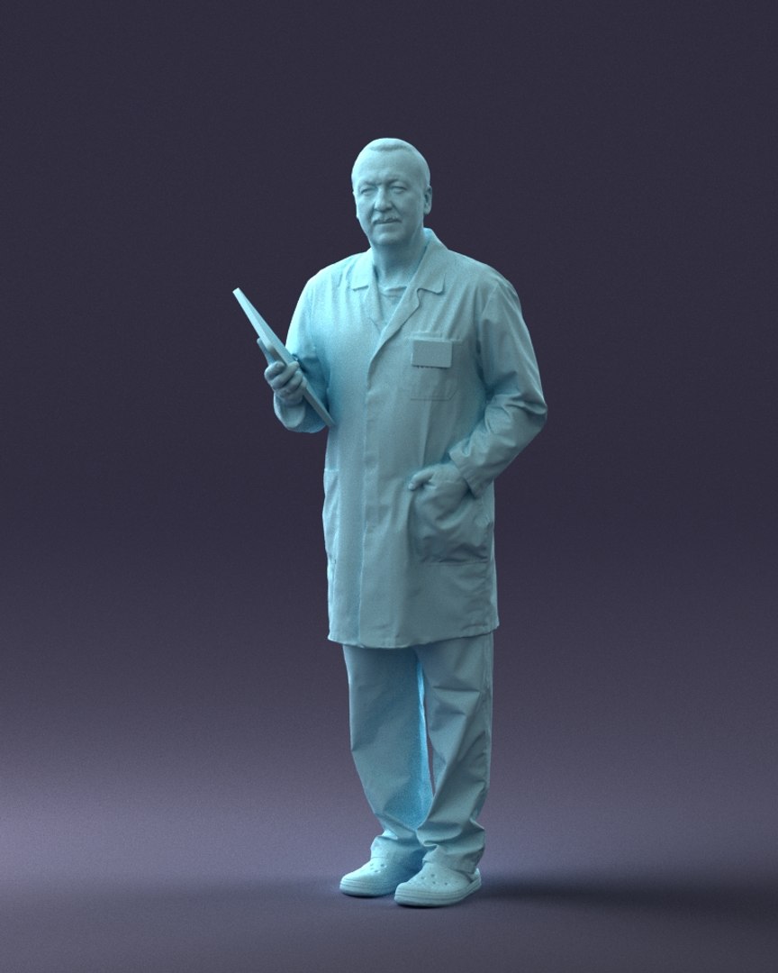 People Doctor Character Model - TurboSquid 1428488