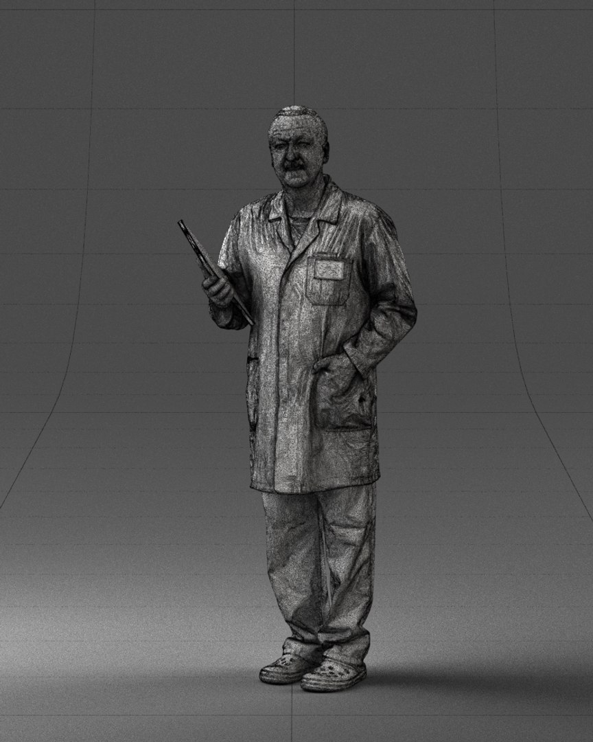 People Doctor Character Model - TurboSquid 1428488