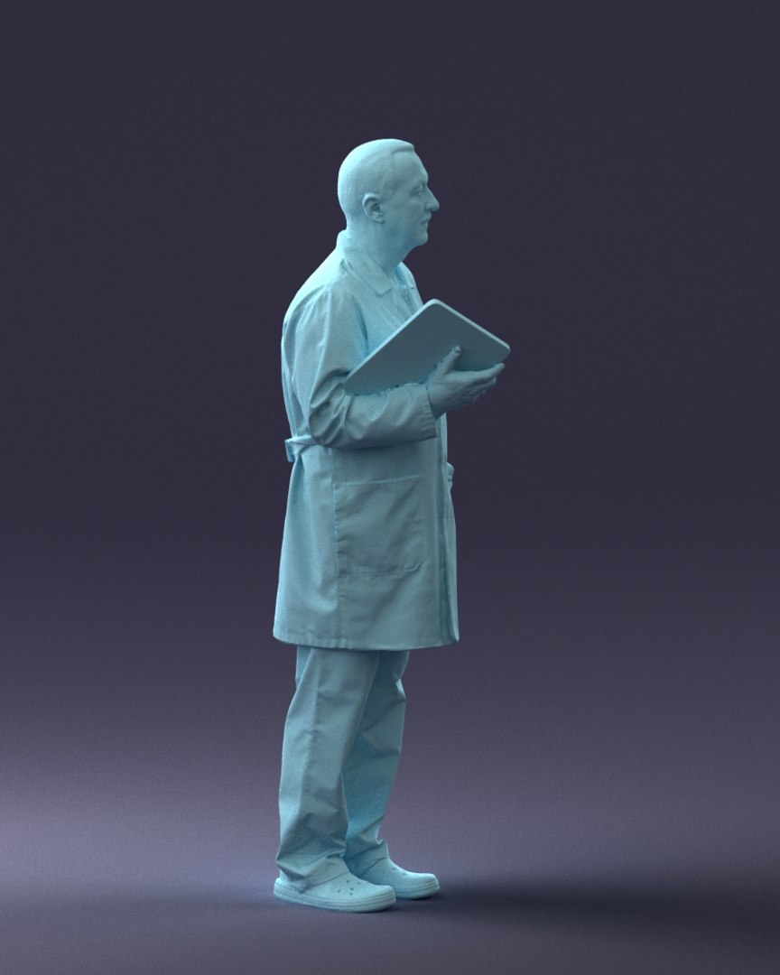 People Doctor Character Model - TurboSquid 1428488