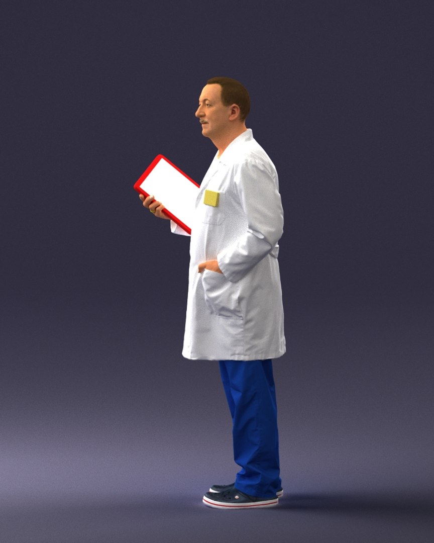 People Doctor Character Model - TurboSquid 1428488