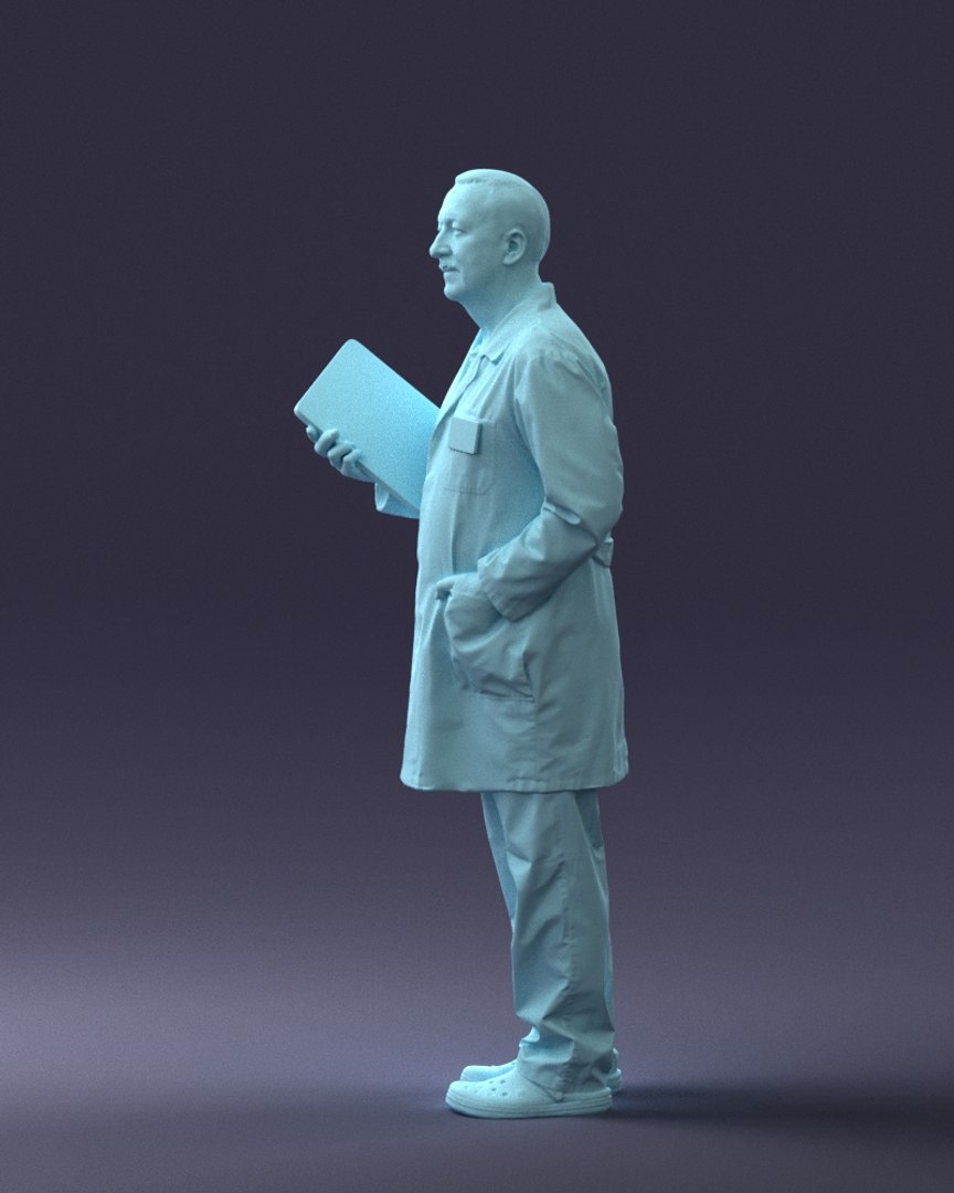 People Doctor Character Model - TurboSquid 1428488