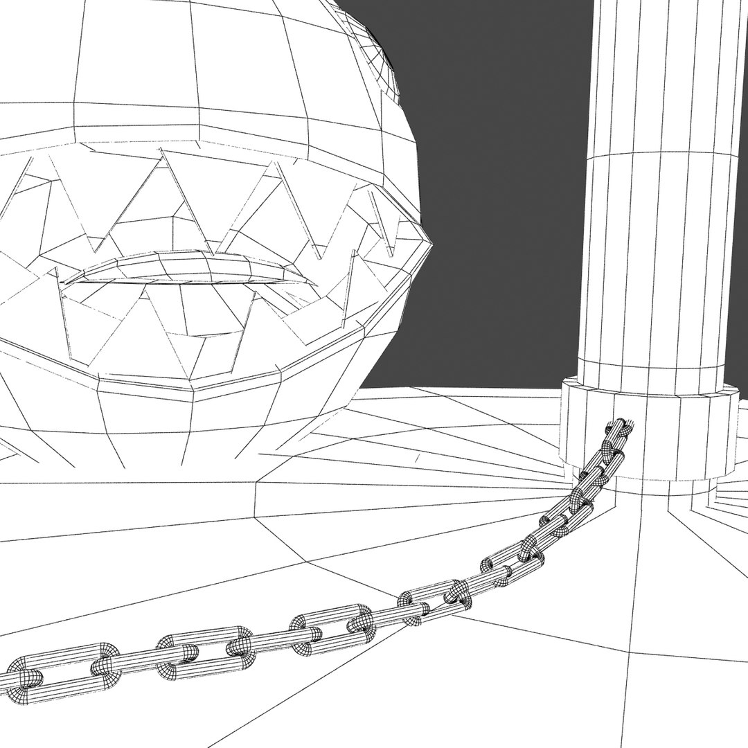 Chain Chomp 3d Max