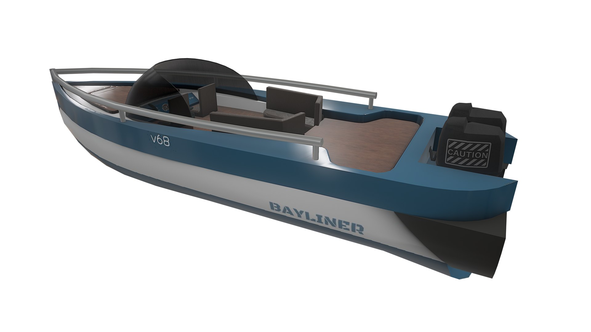 Drive Boat 3D model - TurboSquid 1739685