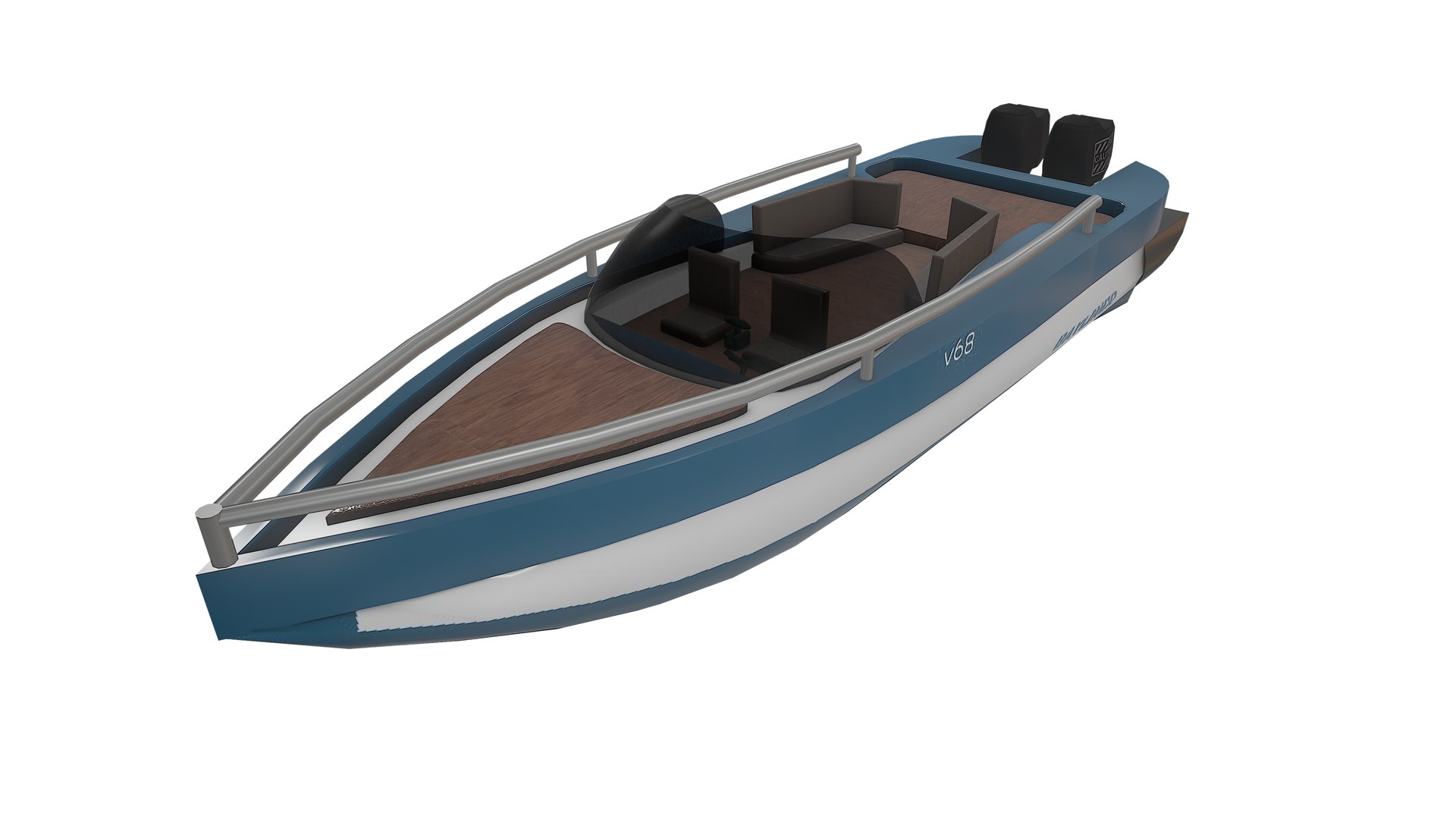 Drive Boat 3D model - TurboSquid 1739685