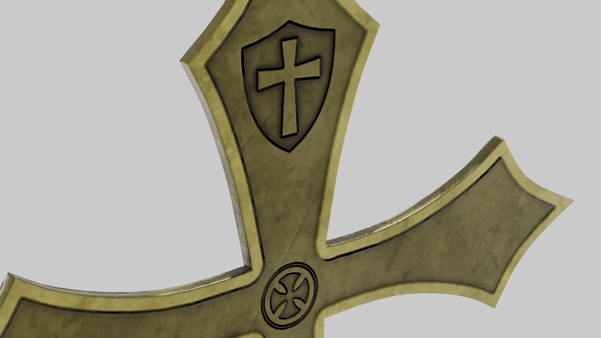 OB 00 06 Vampire Hunter Crucifix A Model - TurboSquid 1981542