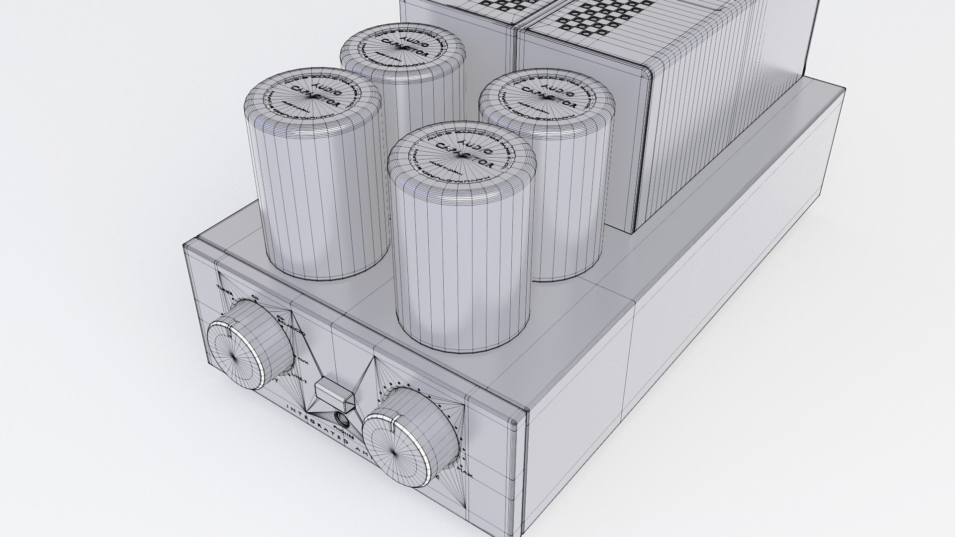 Amplifier Hifi Amp 3D Model - TurboSquid 1528495