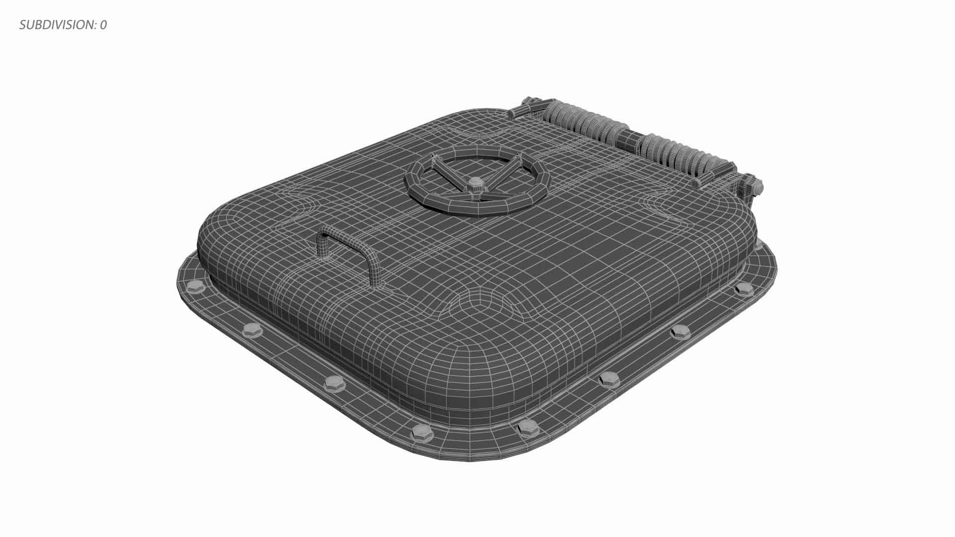 3D Old Locked Hatch - TurboSquid 2294254