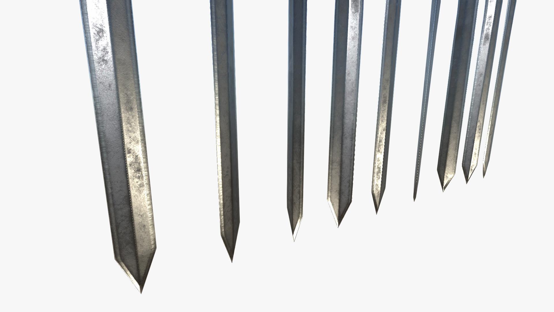 Fantasy Sword RPG Roman Spatha Gladius Xiphos Knife One Handed Machete ...