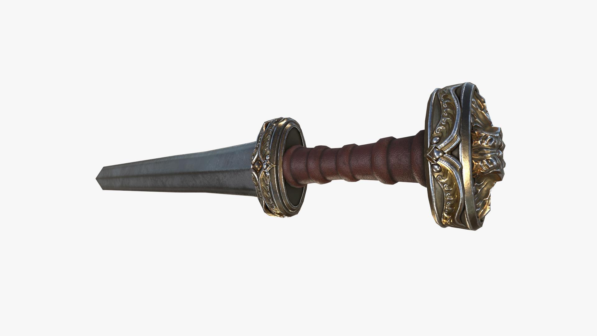 Fantasy Sword RPG Roman Spatha Gladius Xiphos Knife One Handed Machete ...