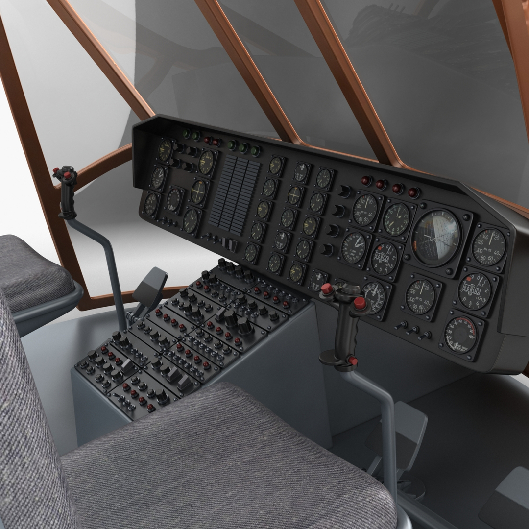 c4d helicopter cockpit