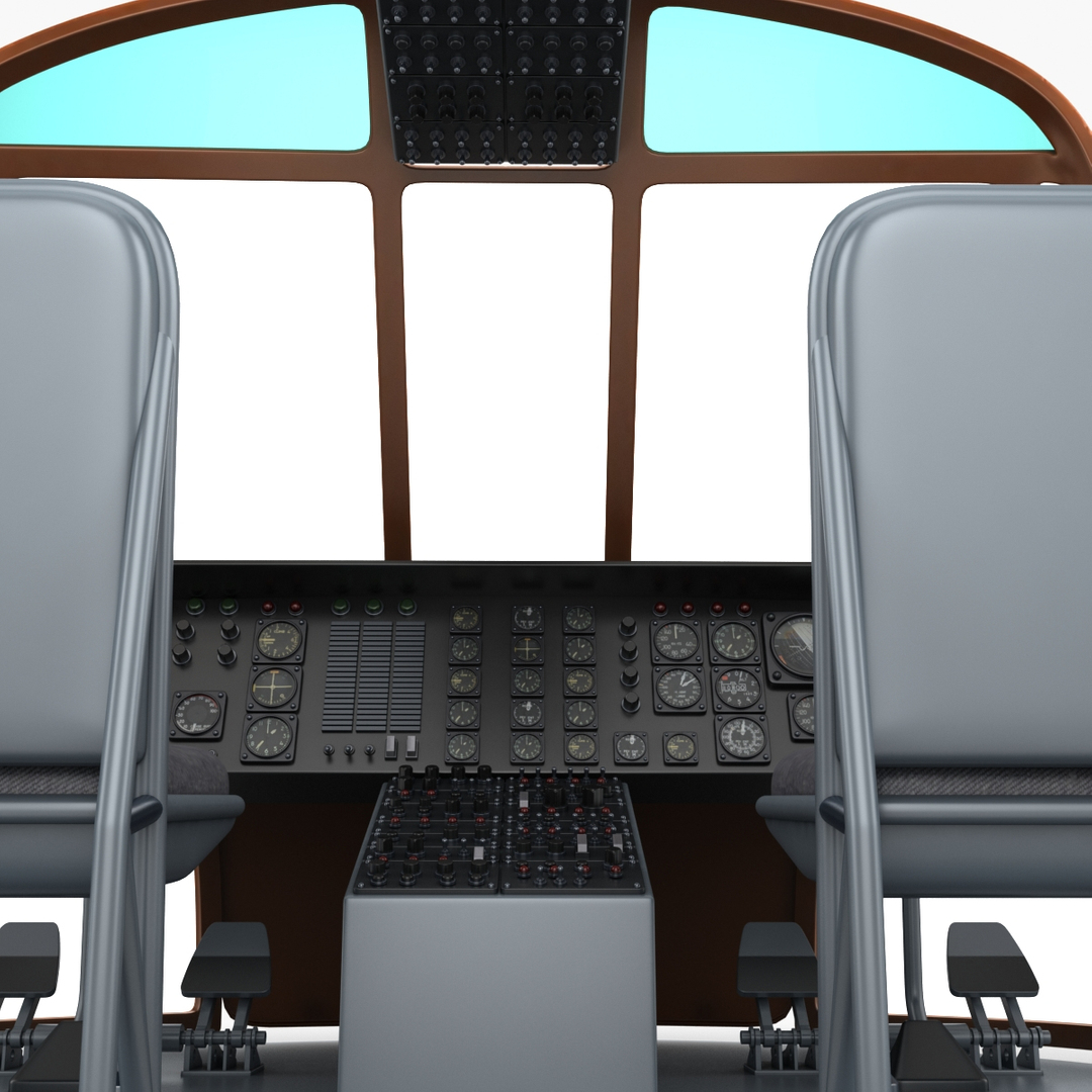 c4d helicopter cockpit