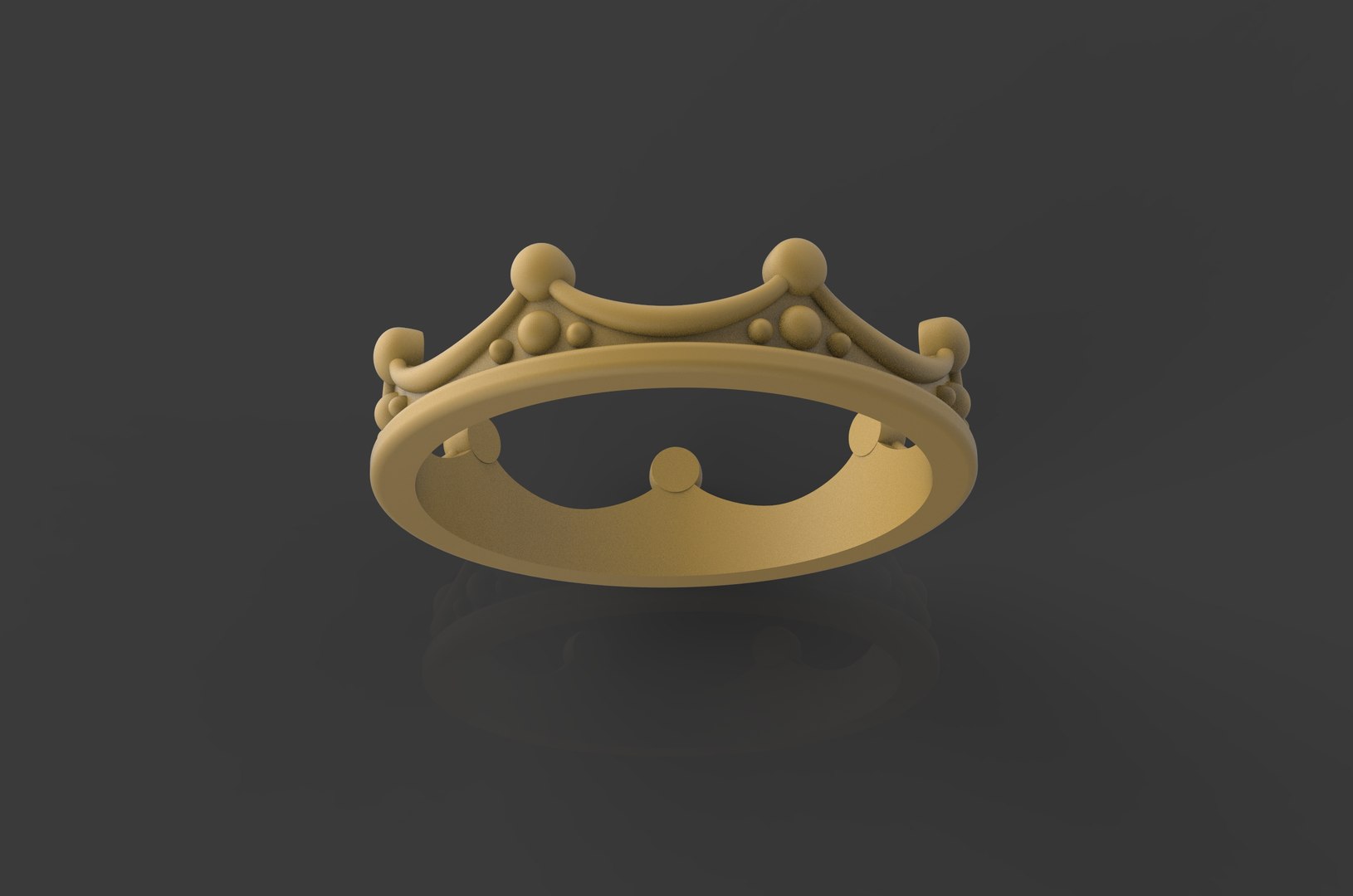 Female Ring Crown 3D Model - TurboSquid 1476628