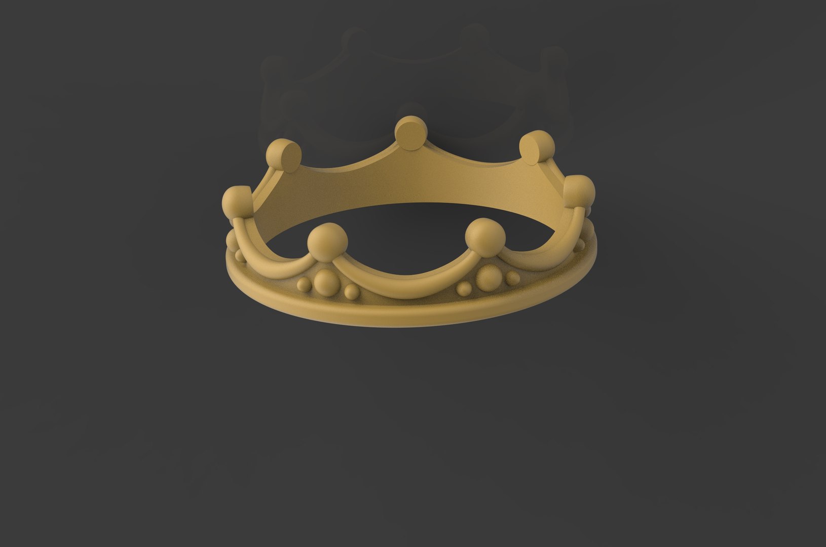Female Ring Crown 3D Model - TurboSquid 1476628