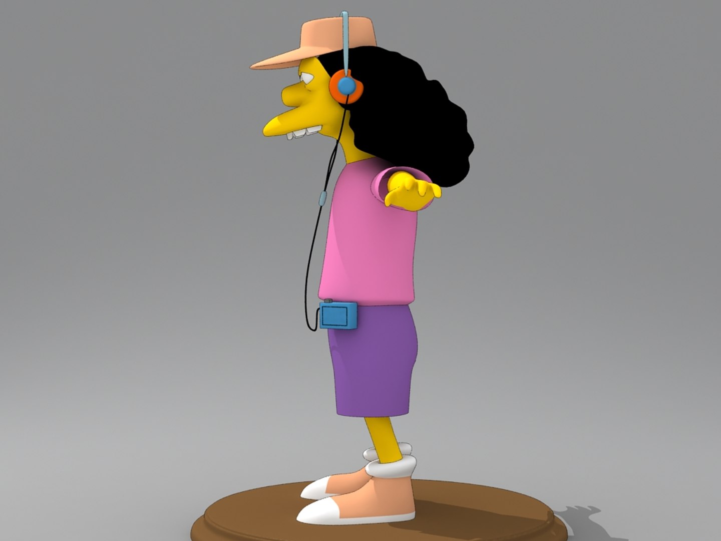 3d Model Otto Mann Simpsons Rigged Biped