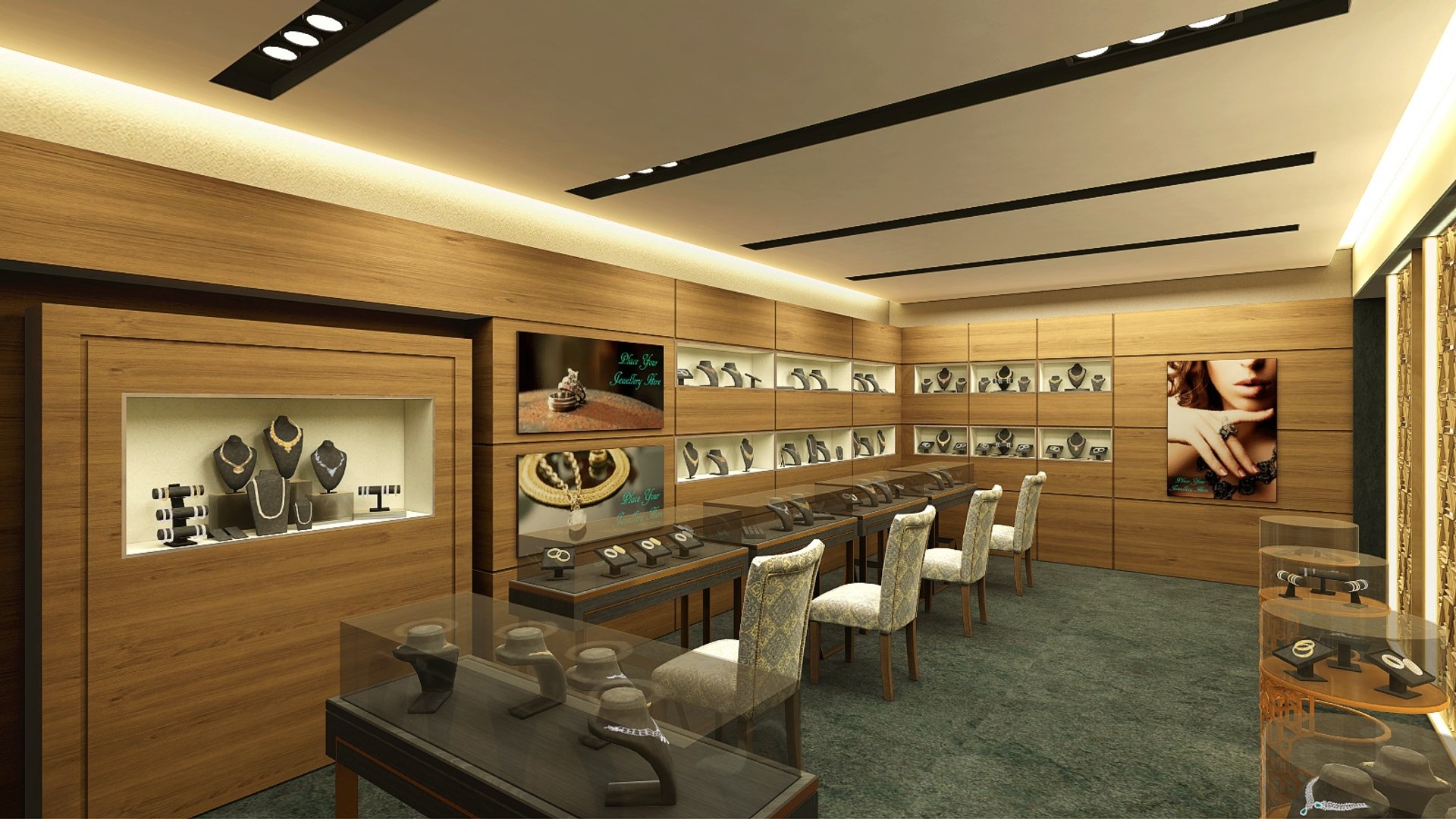 3D Jewellery Store Games Model - TurboSquid 1380215