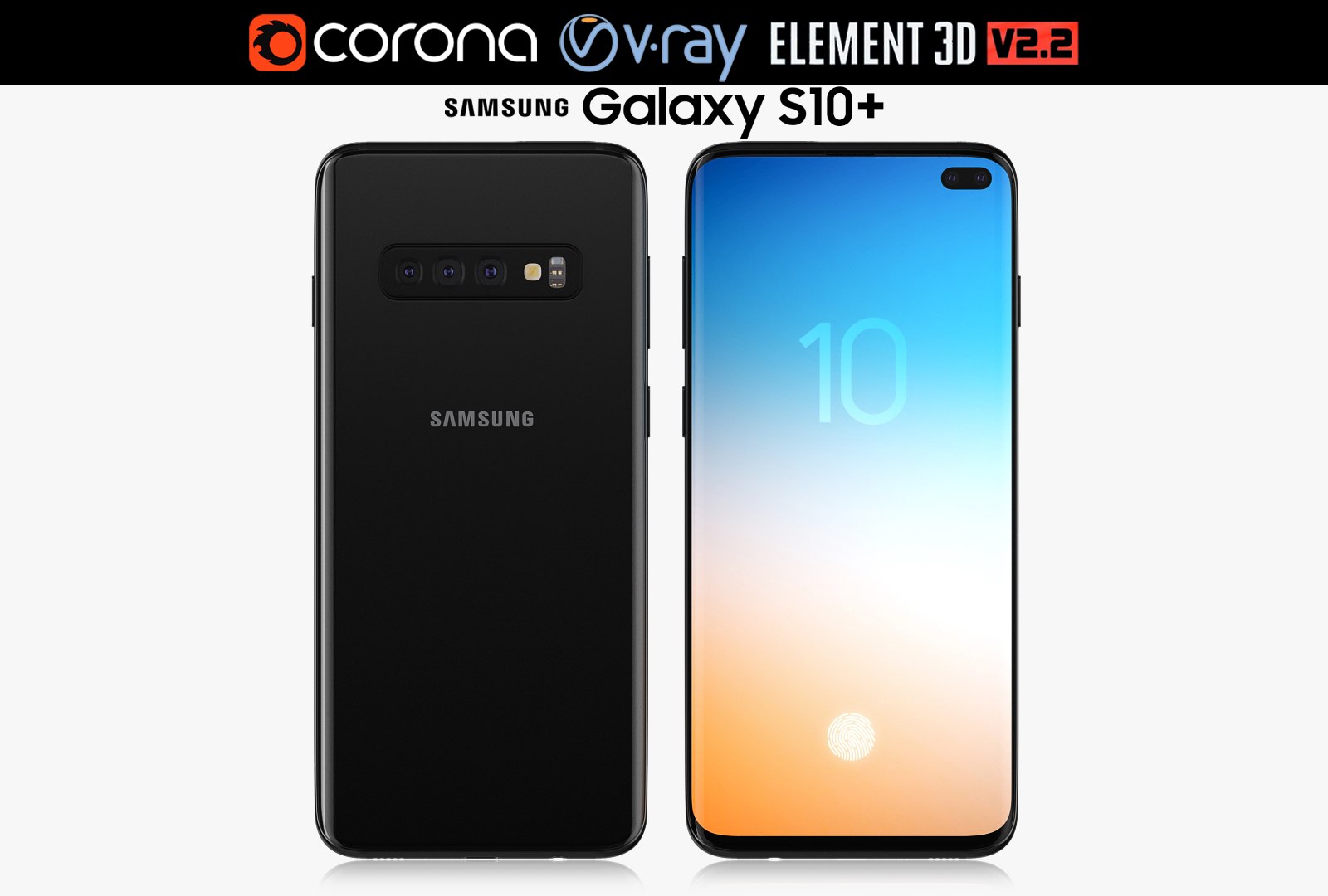 Samsung Galaxy S10 3D Model - TurboSquid 1372384