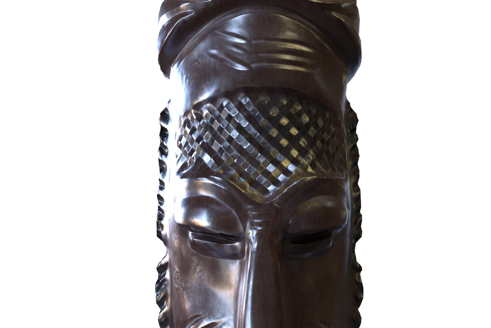 African mask model - TurboSquid 1299278