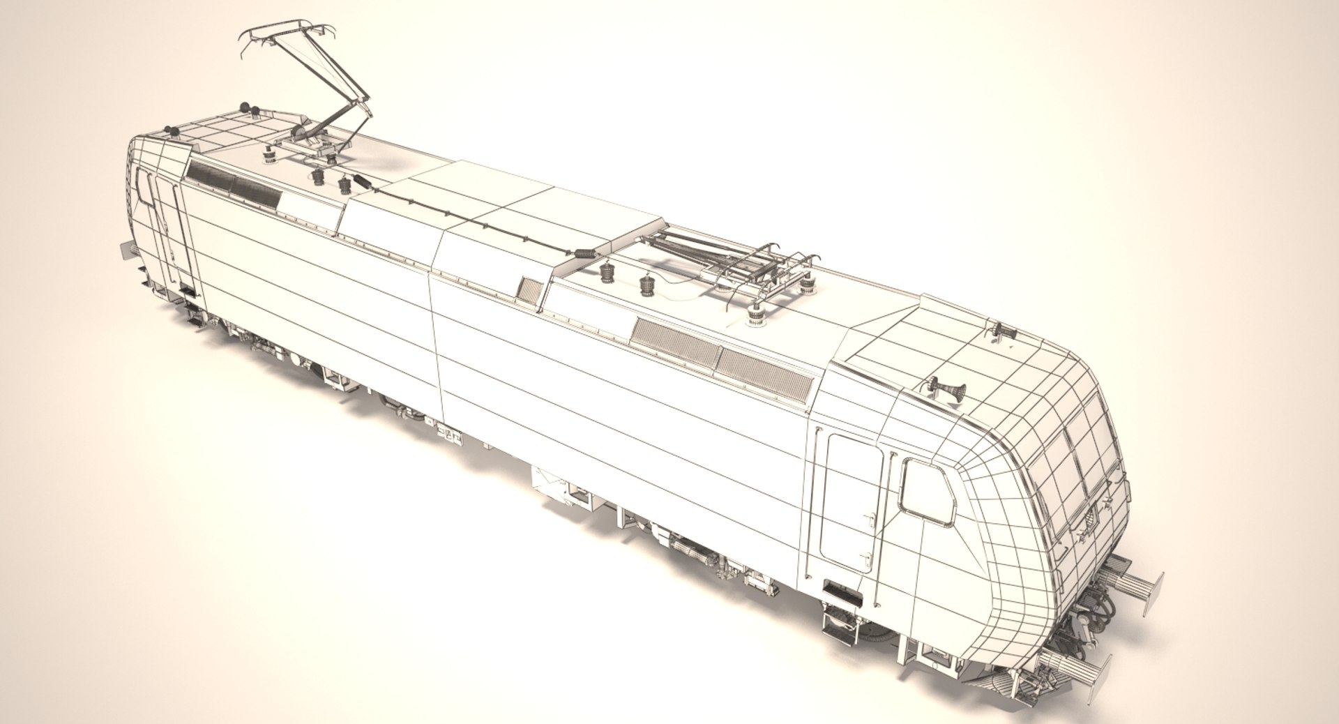 3d Traxx Electric Locomotive Engines Model