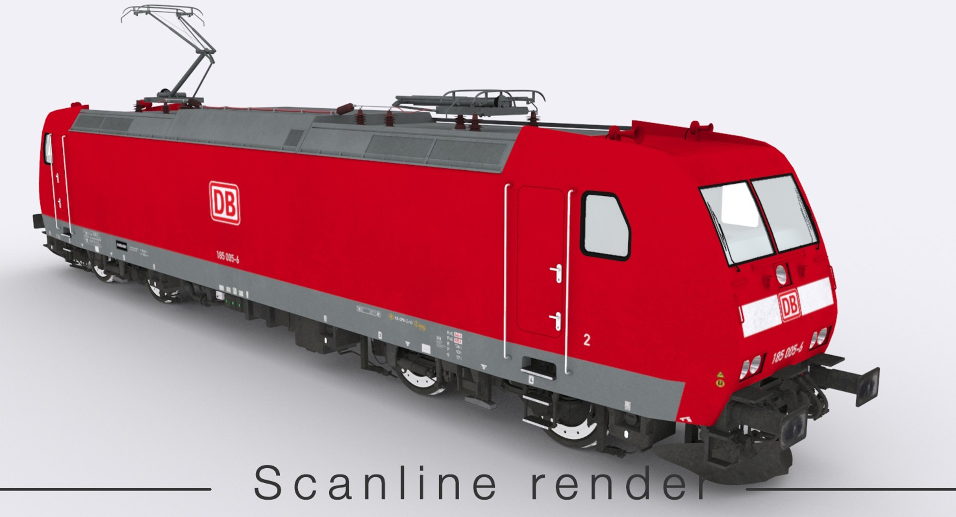 3d Traxx Electric Locomotive Engines Model