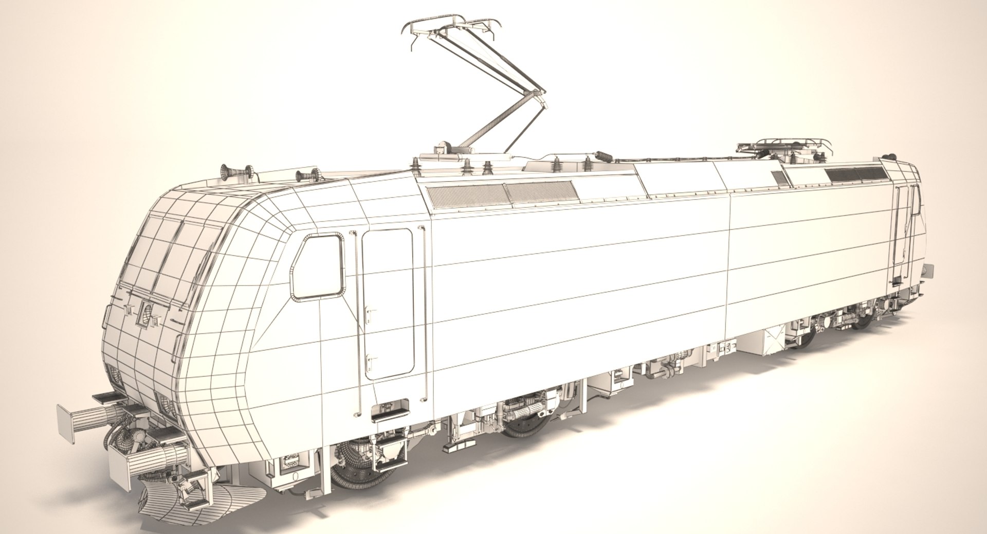3d Traxx Electric Locomotive Engines Model