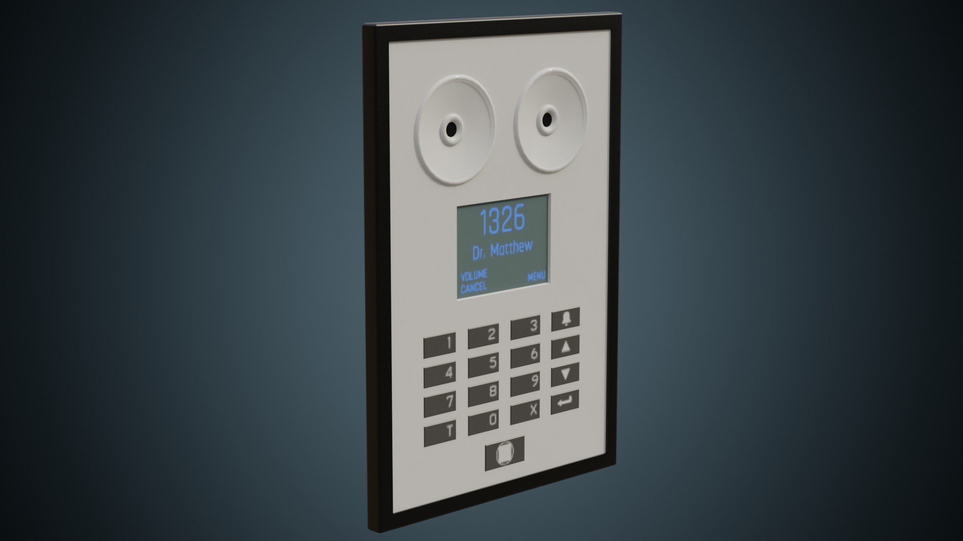 Intercom 1A 3D model - TurboSquid 2169410