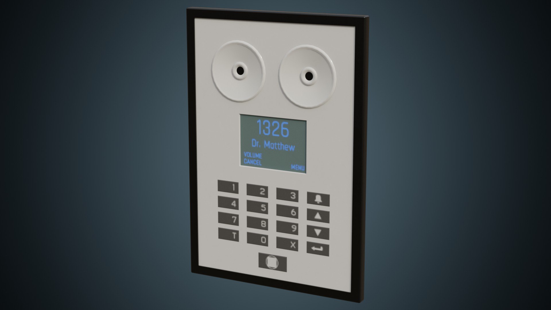 Intercom 1A 3D model - TurboSquid 2169410