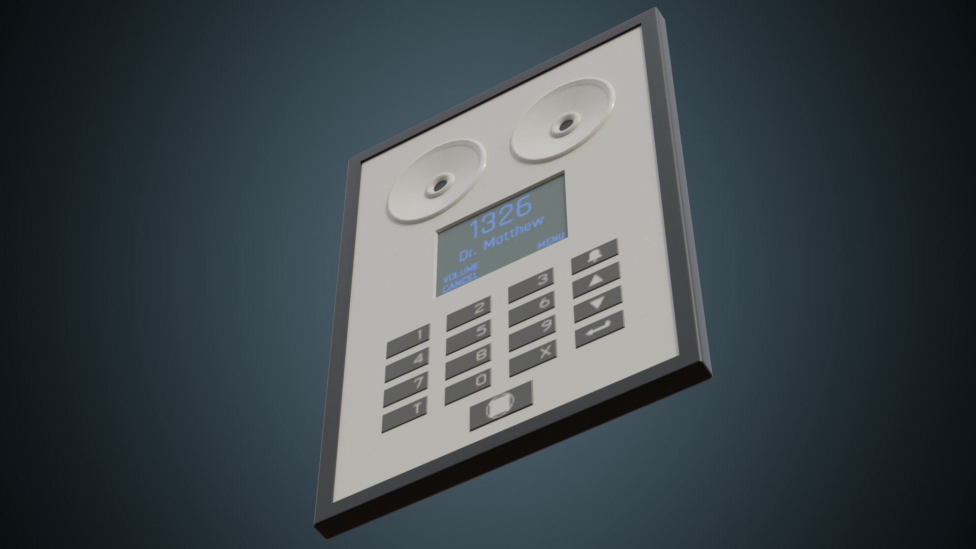 Intercom 1A 3D model - TurboSquid 2169410