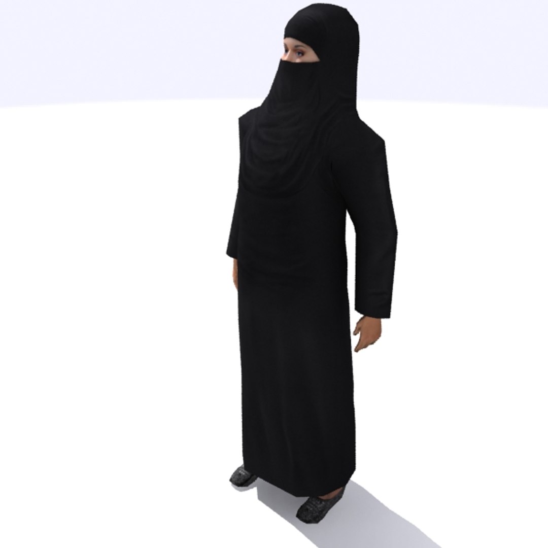 3d Female Muslim Model
