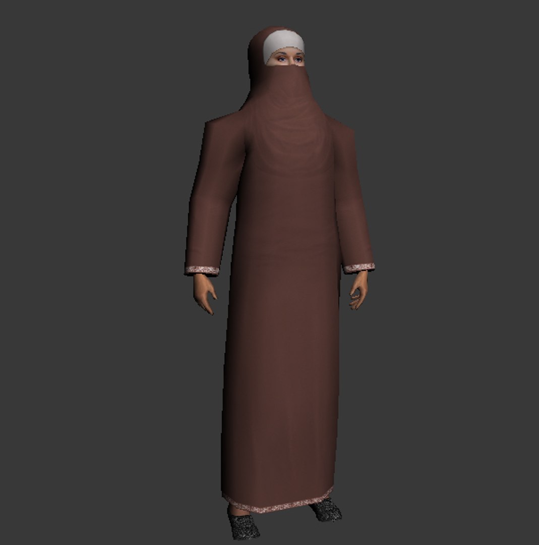 3d Female Muslim Model