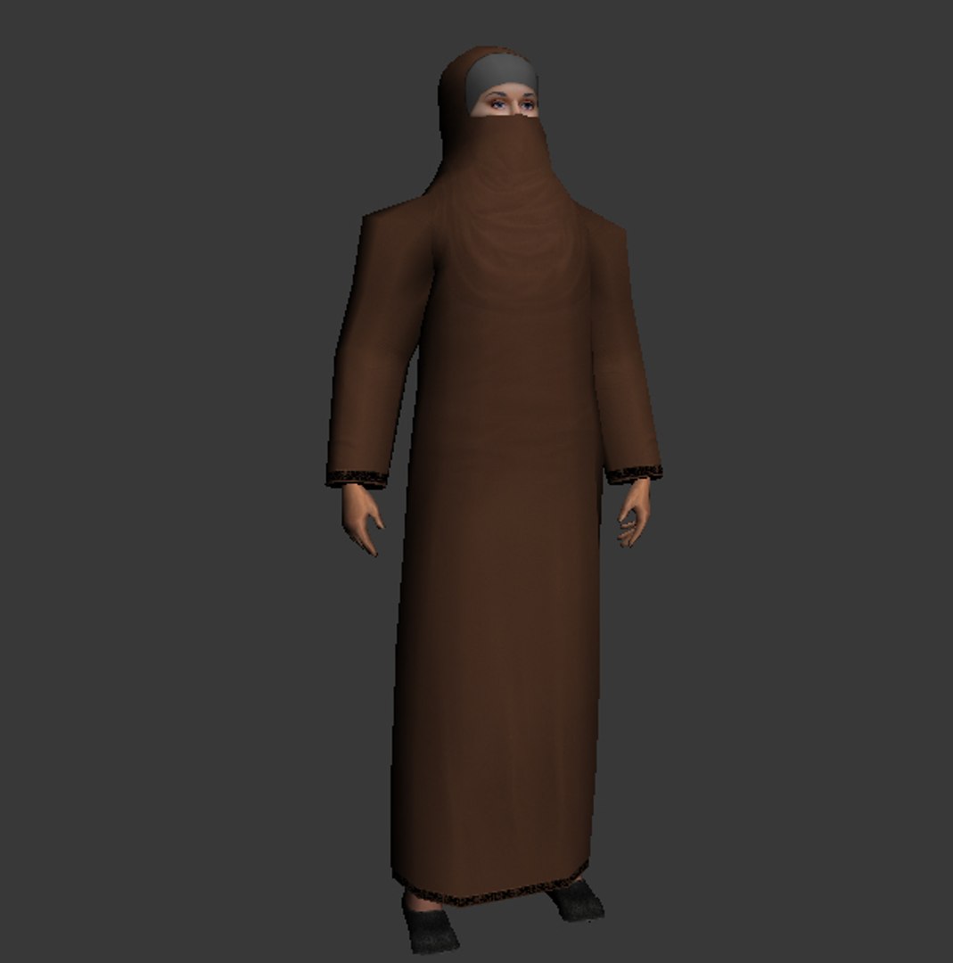 3d Female Muslim Model