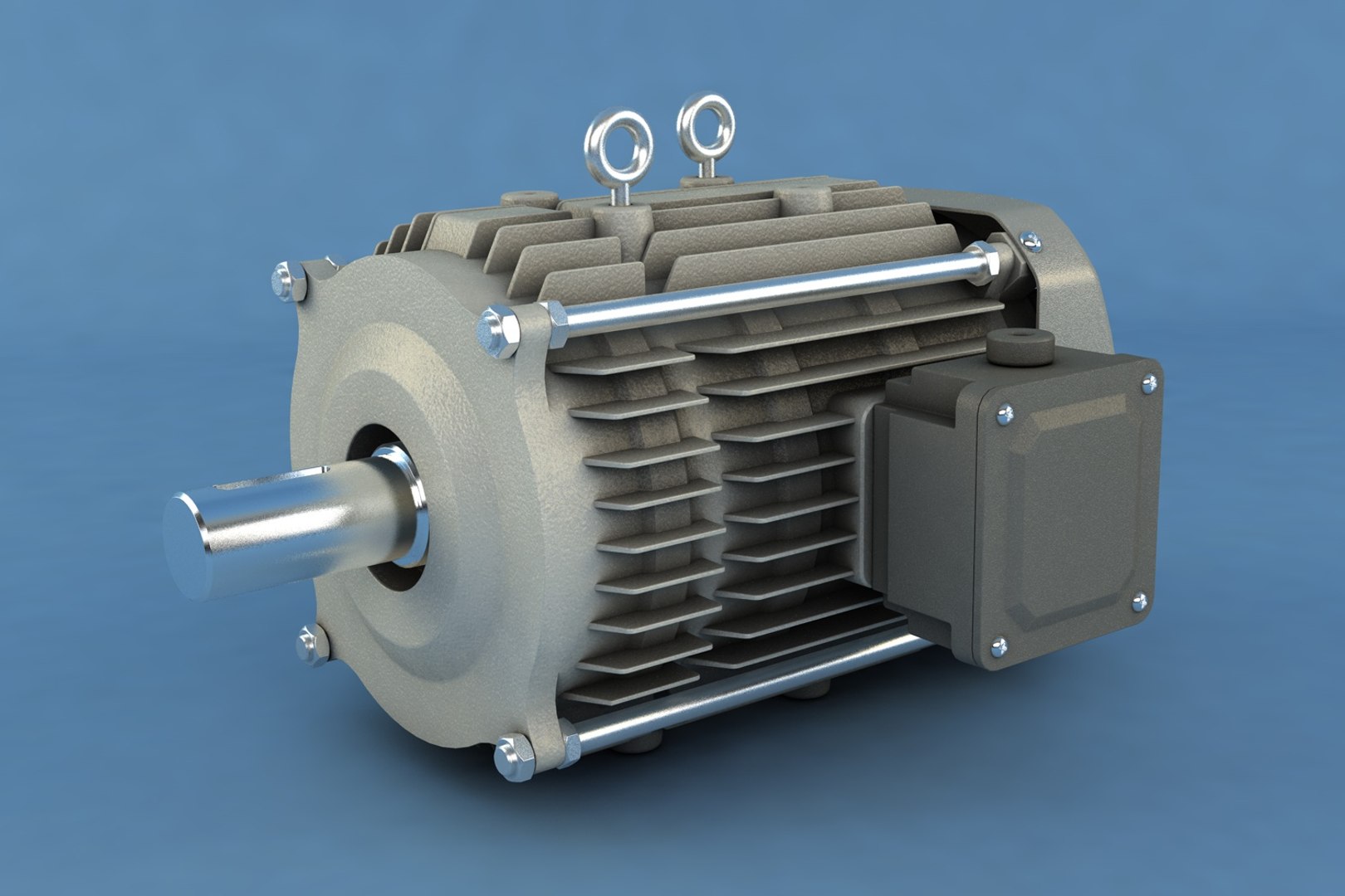 Electric motor model - TurboSquid 1341894