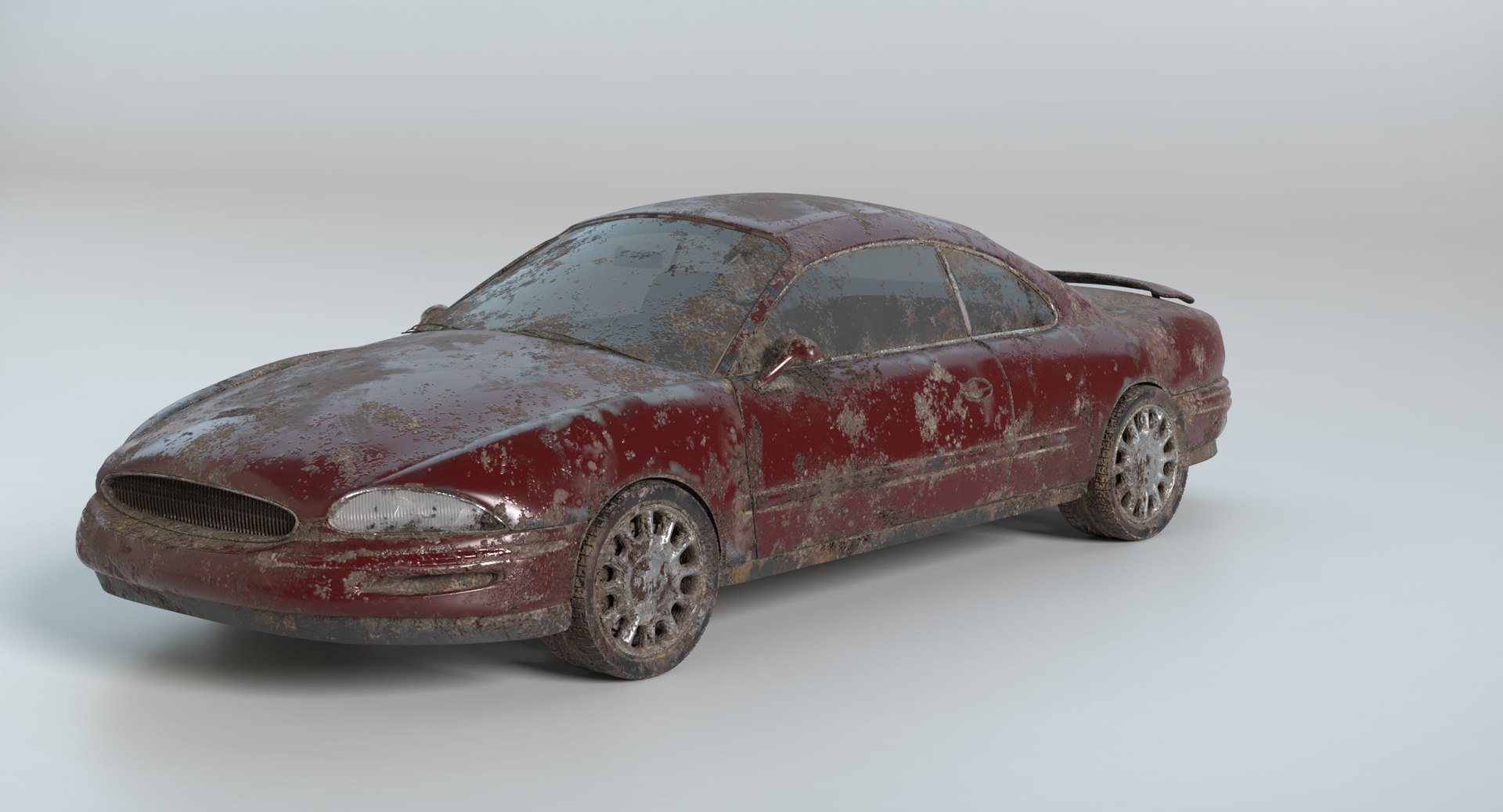 Abandoned Vehicle Pbr 3D Model - TurboSquid 1386733