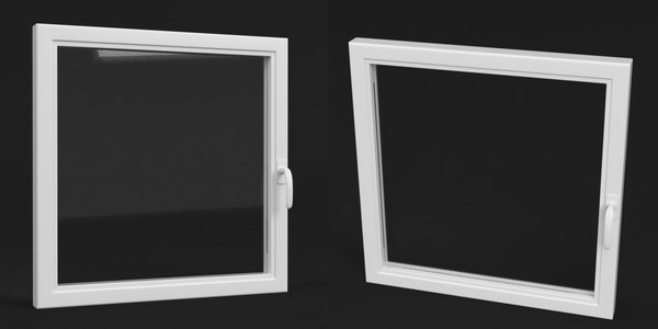 Square window frame 3D - TurboSquid 1700610