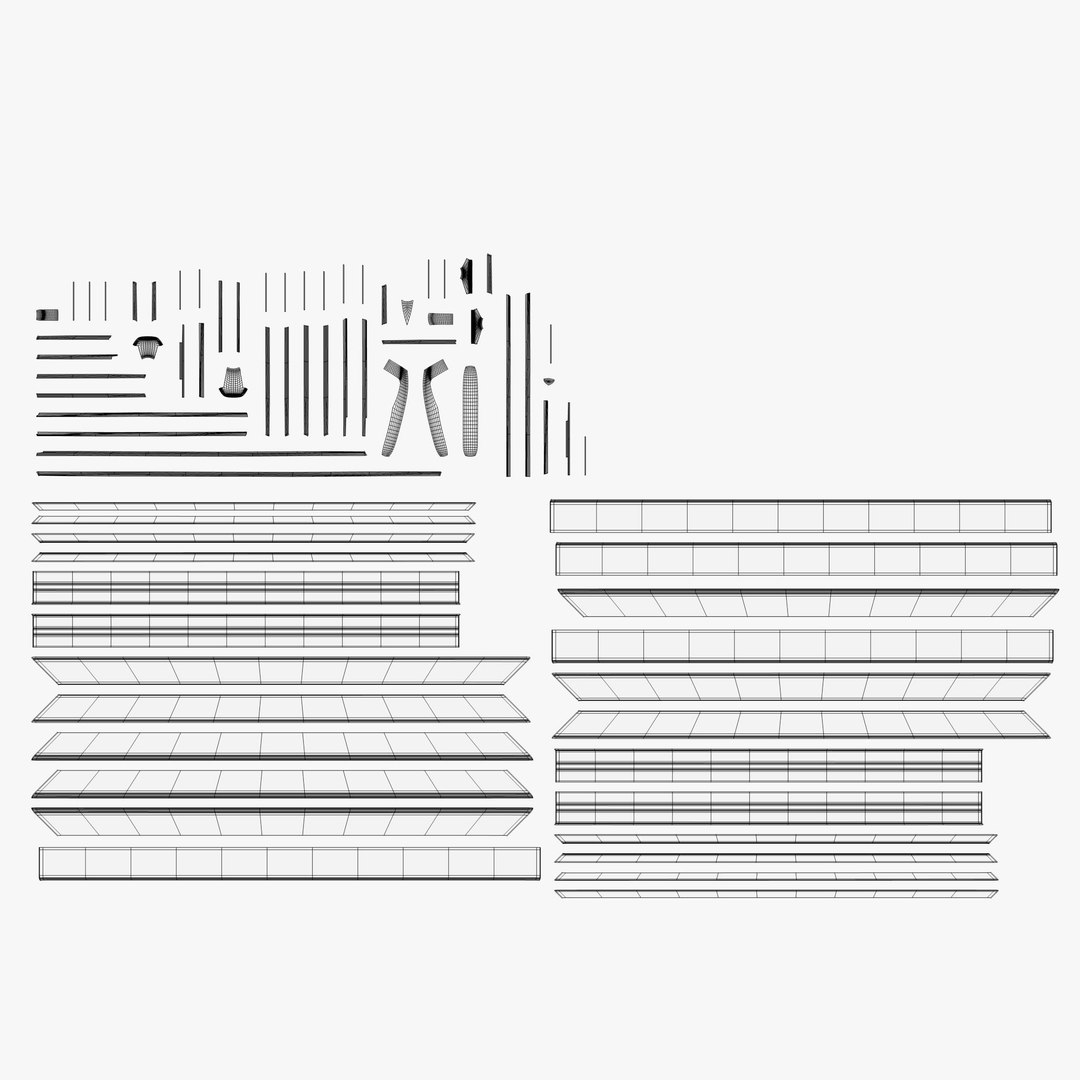 Square Window Frame 3D - TurboSquid 1700610