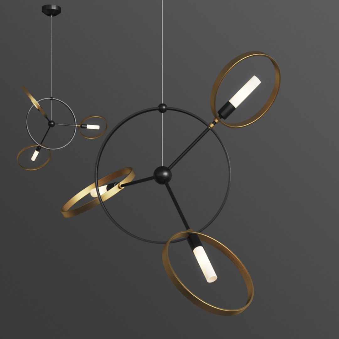 3D Celesse Pendant Hubbardtonforge - TurboSquid 1600882