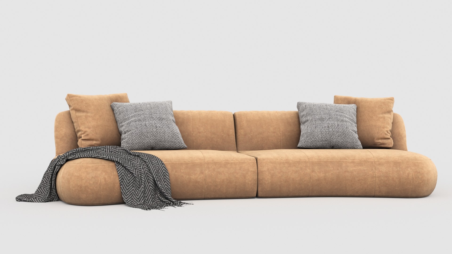 Molteni Surf Sofa 3D Model - TurboSquid 2022954