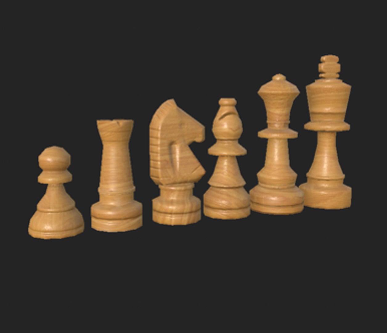 Free Chess Pieces 3D Model - TurboSquid 1502330