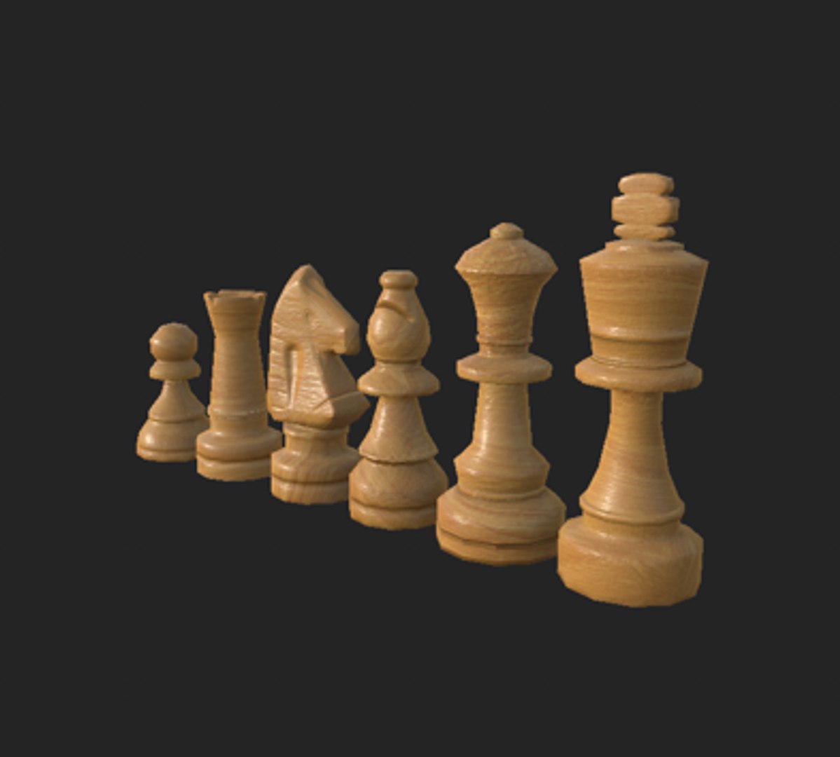 Free Chess Pieces 3D Model - TurboSquid 1502330