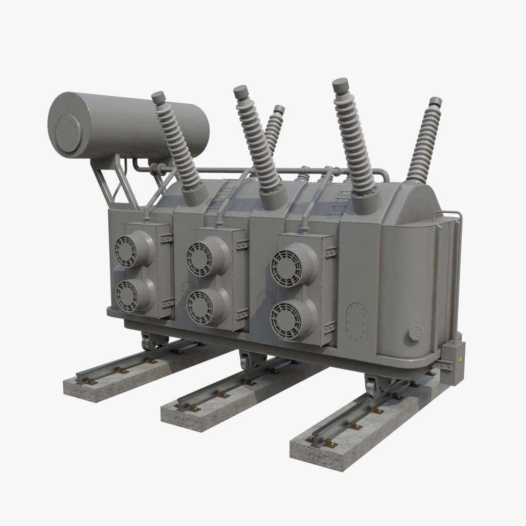 3D High voltage transformer - TurboSquid 1997098