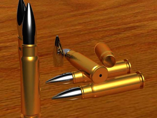 bullets 3d model