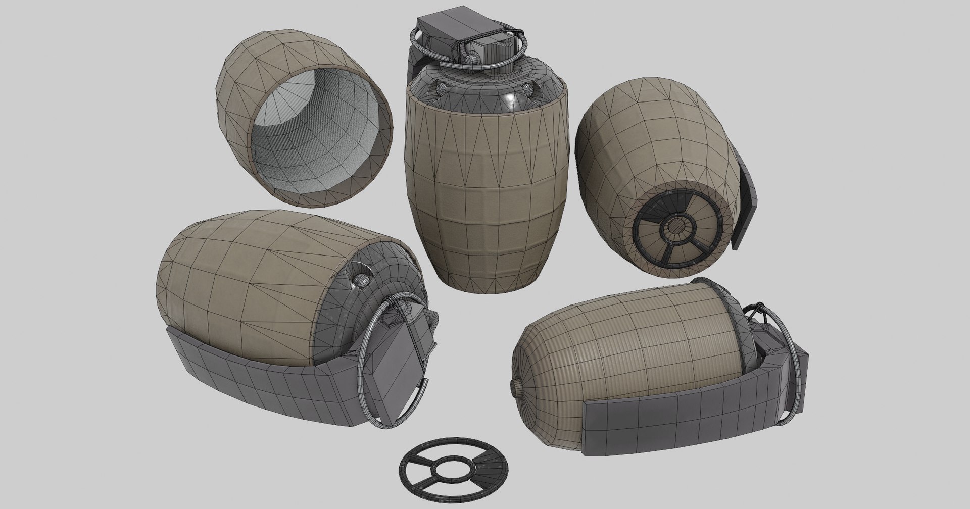 3D Hand Grenade Alhambra D O M2 - TurboSquid 1973309