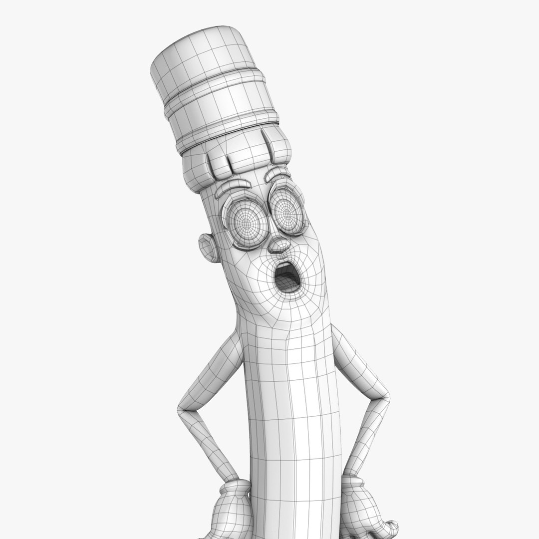 3d Cartoon Rig Character
