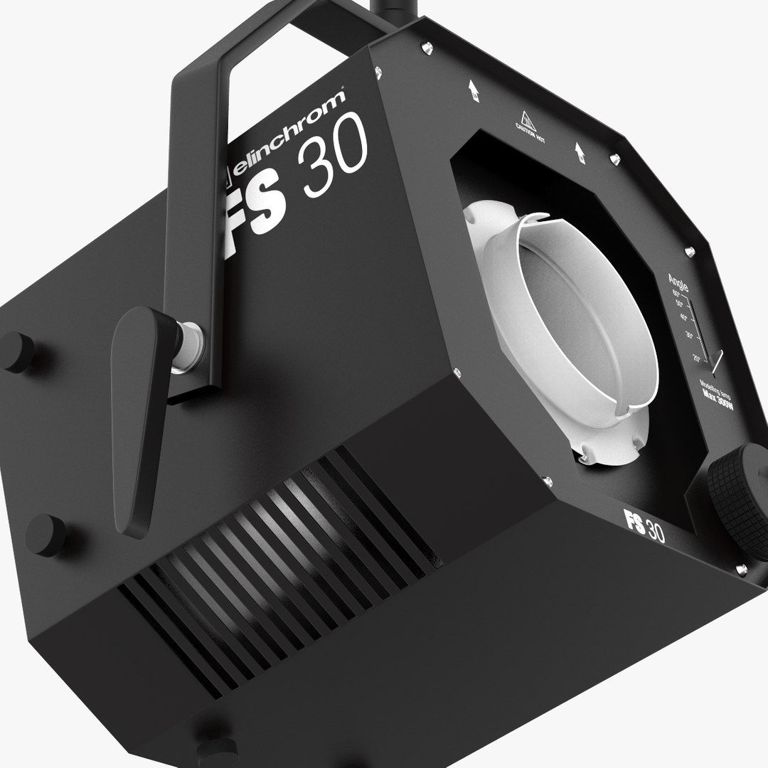 Fs30 Fresnel Spot 3D Model - TurboSquid 1171265