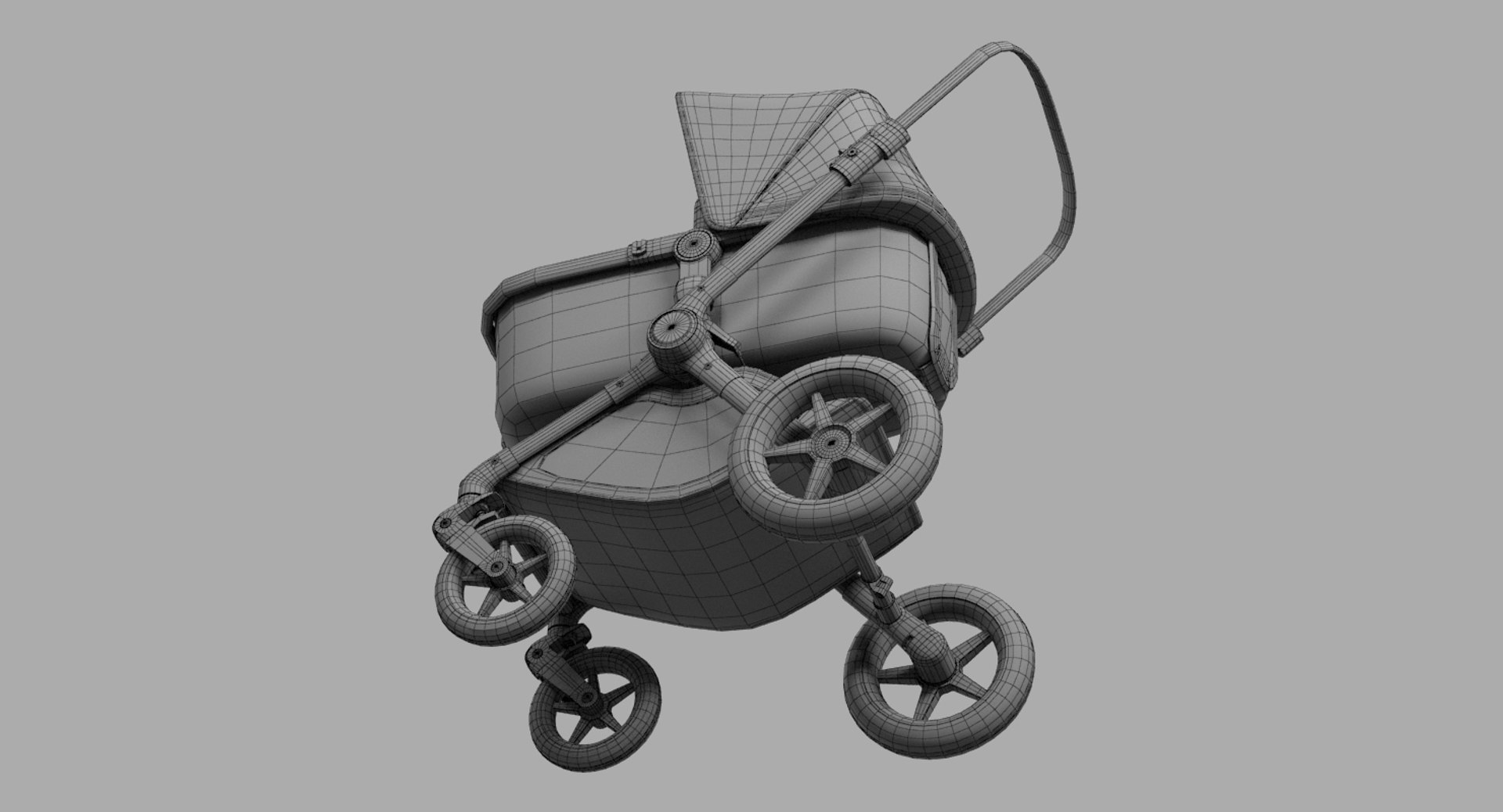 Bugaboo Fox Bassinet Model - TurboSquid 1397947