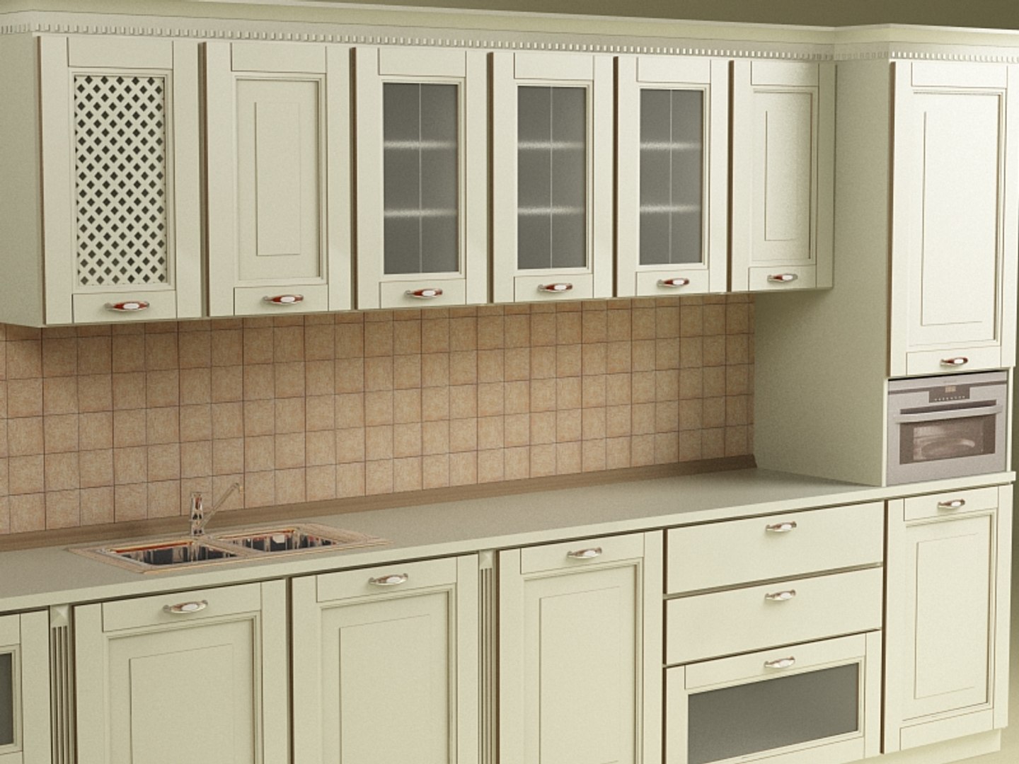 3ds Max Kitchen Bonet