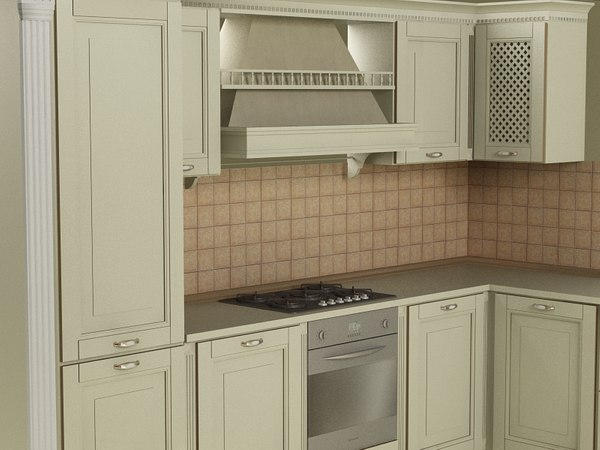 3ds max kitchen bonet