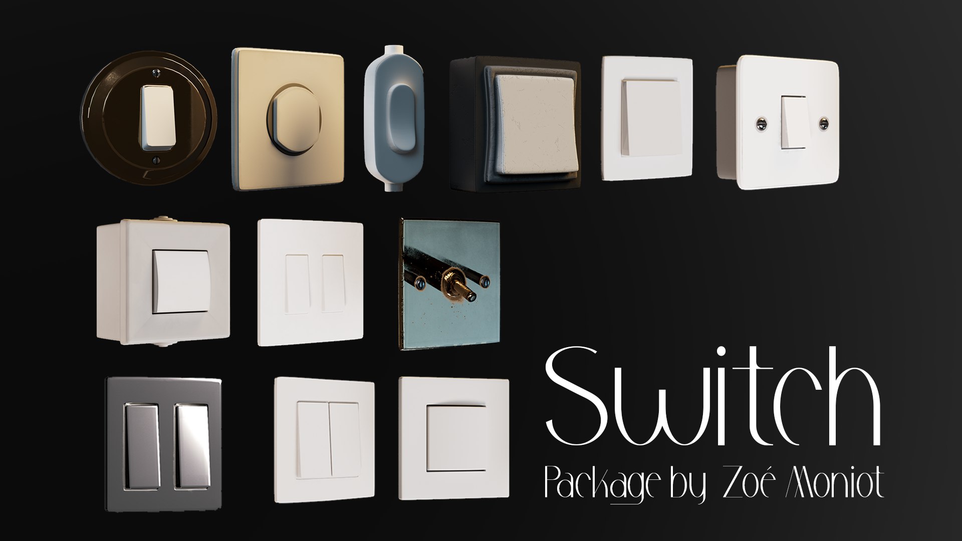 Switch Package - 3D Model 3D Model - TurboSquid 2190798
