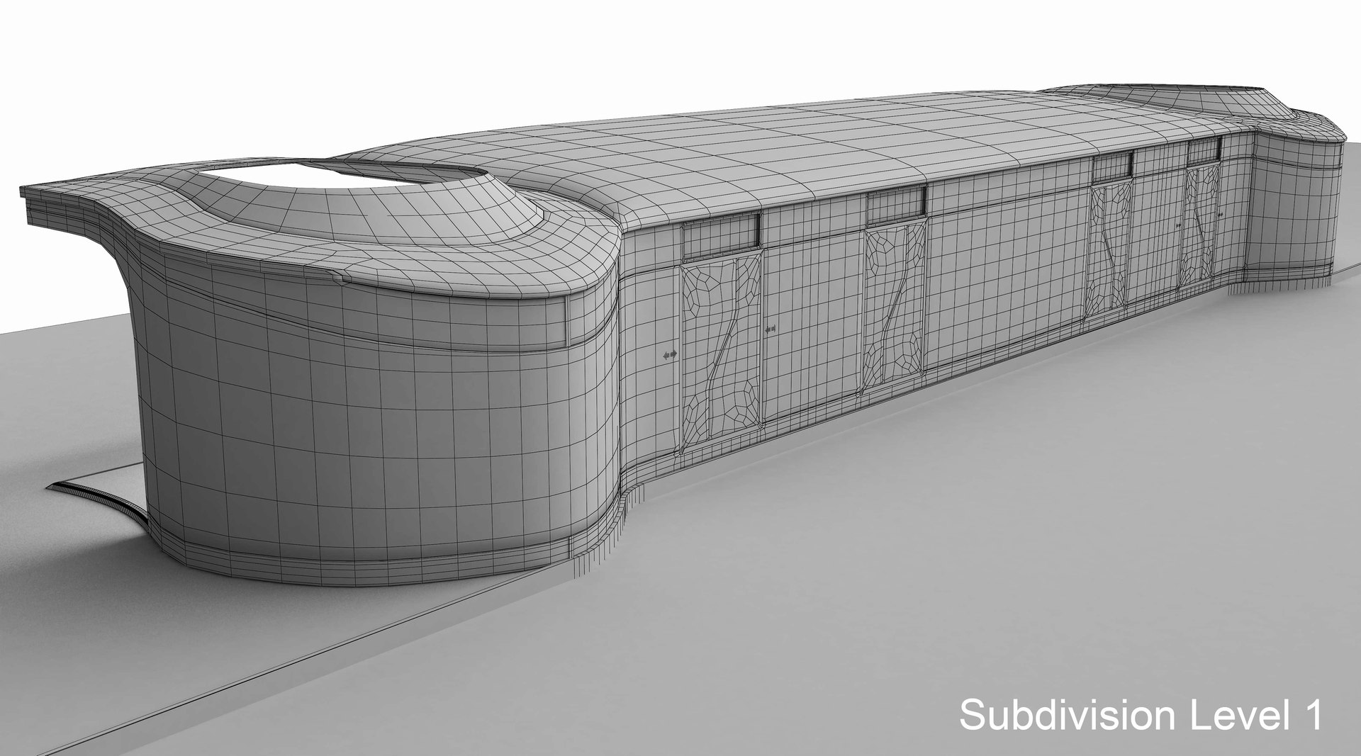bus stop design 3d model
