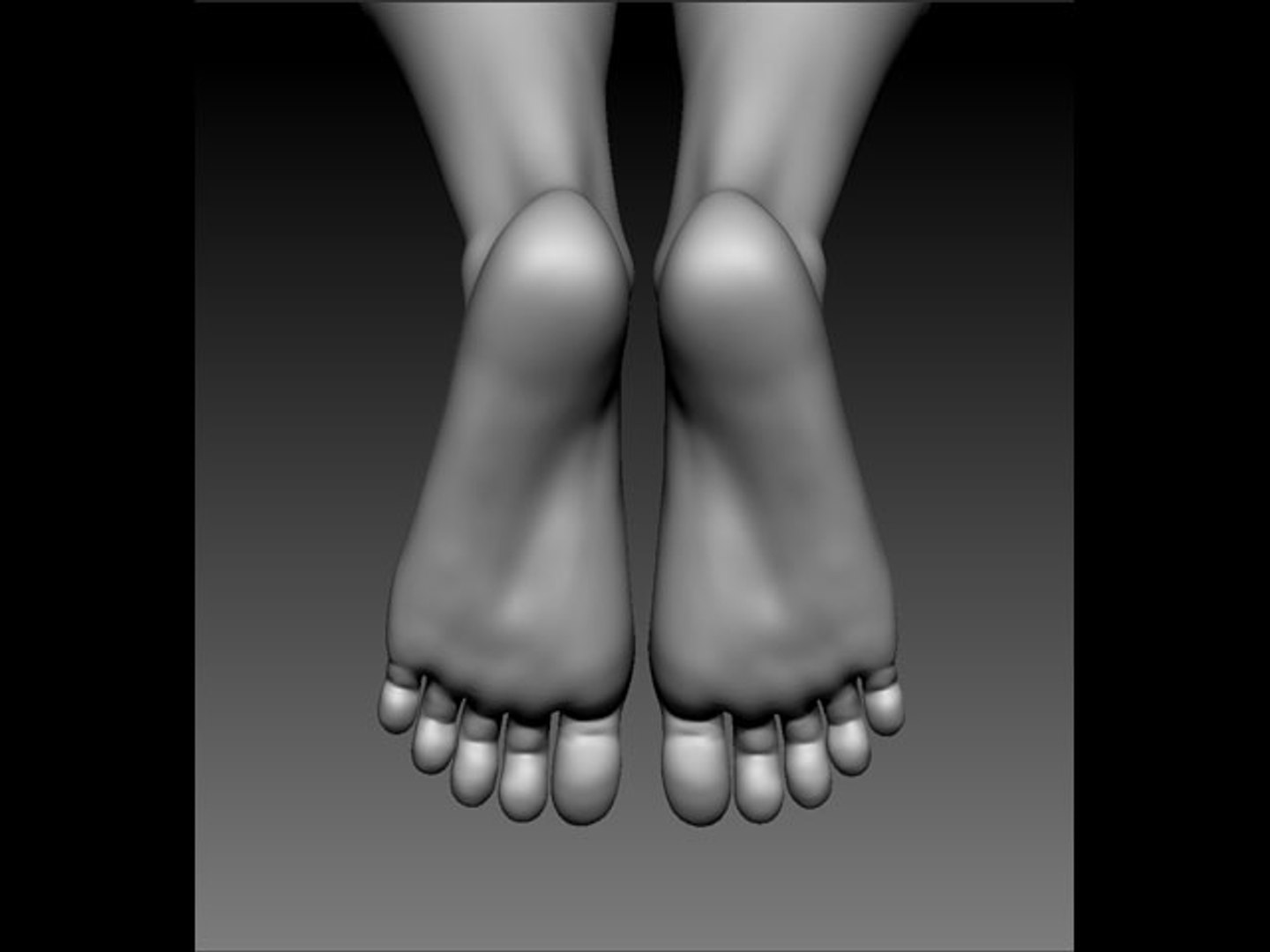 female adult body 3d obj